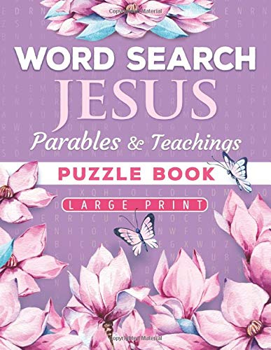 Jesus' Parables and Teachings Word Search: Amazing Bible Themed Puzzle ...