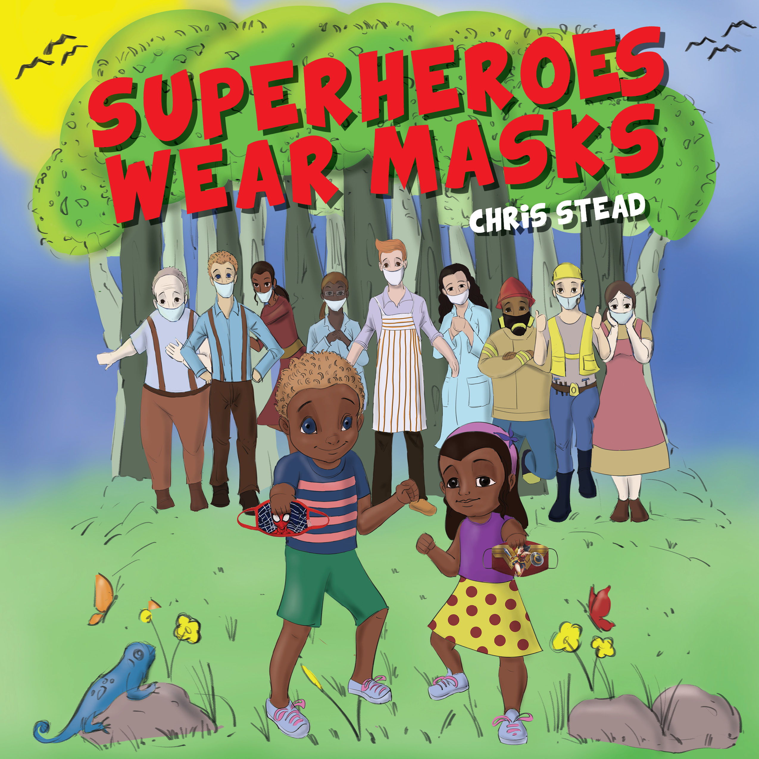 Superheroes Wear Masks: A picture book to help kids with social ...