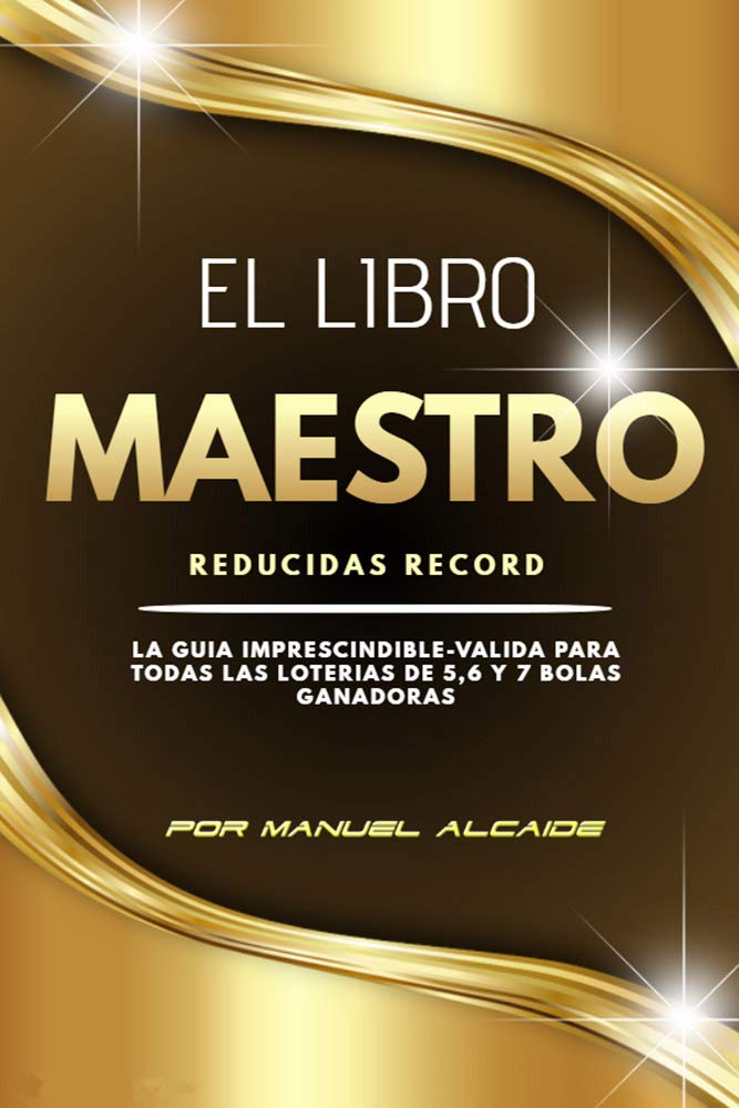 Ganar loteria: El libro Maestro-reducidas records by Manuel Alcaide ...