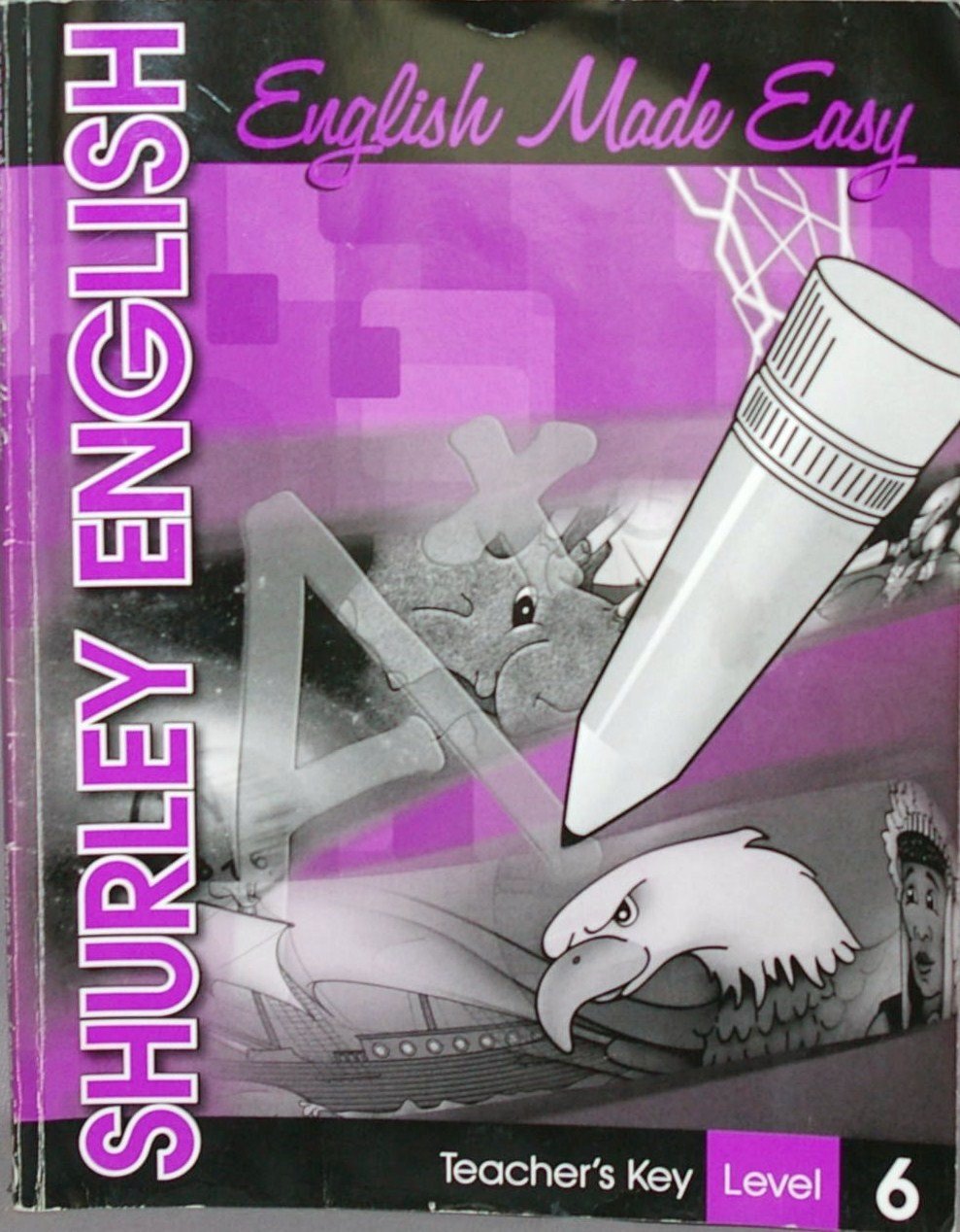 Shurley English English Made Easy Teacher's Key Level 6 by Brenda ...