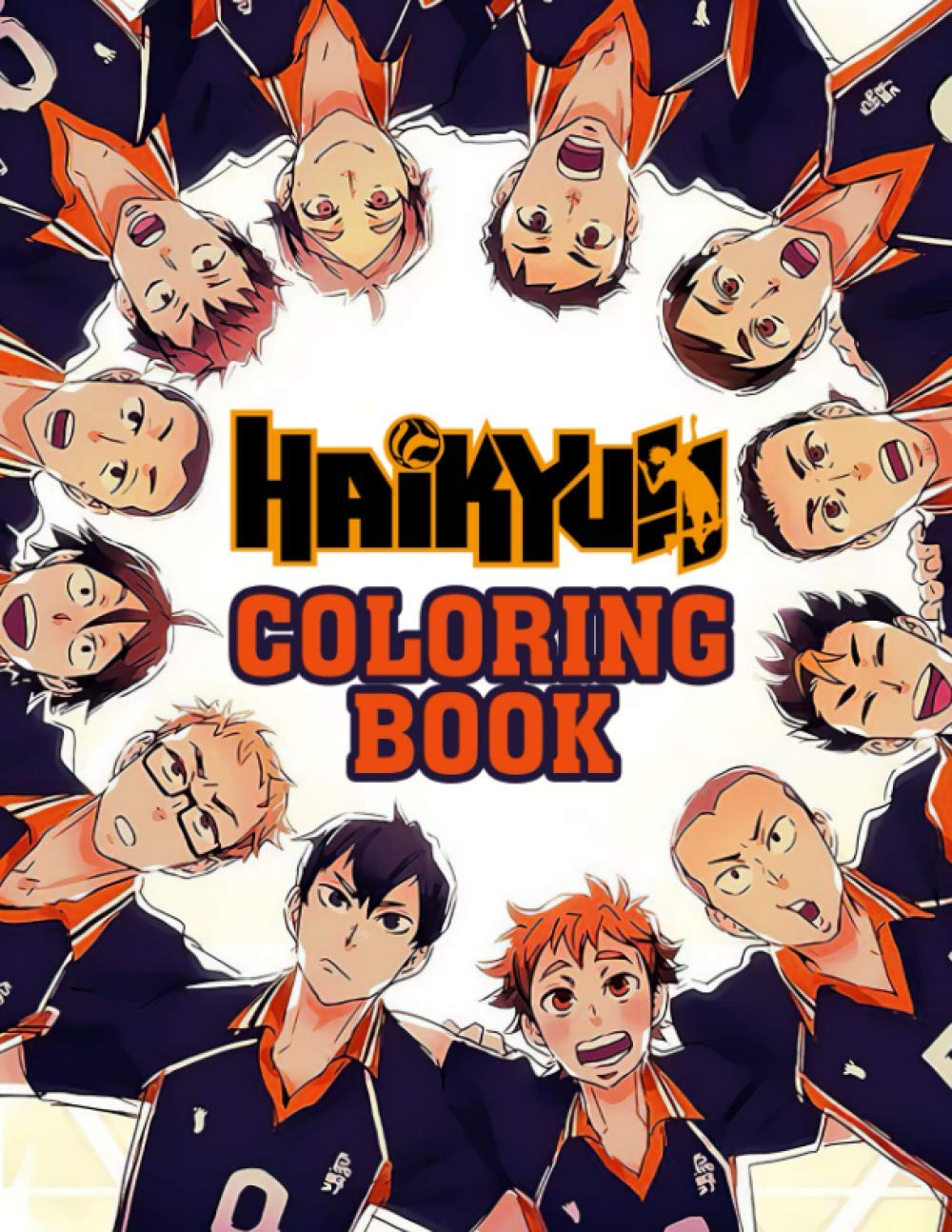 Haikyuu Coloring Book: High-Quality Coloring Book With Unique Designs ...