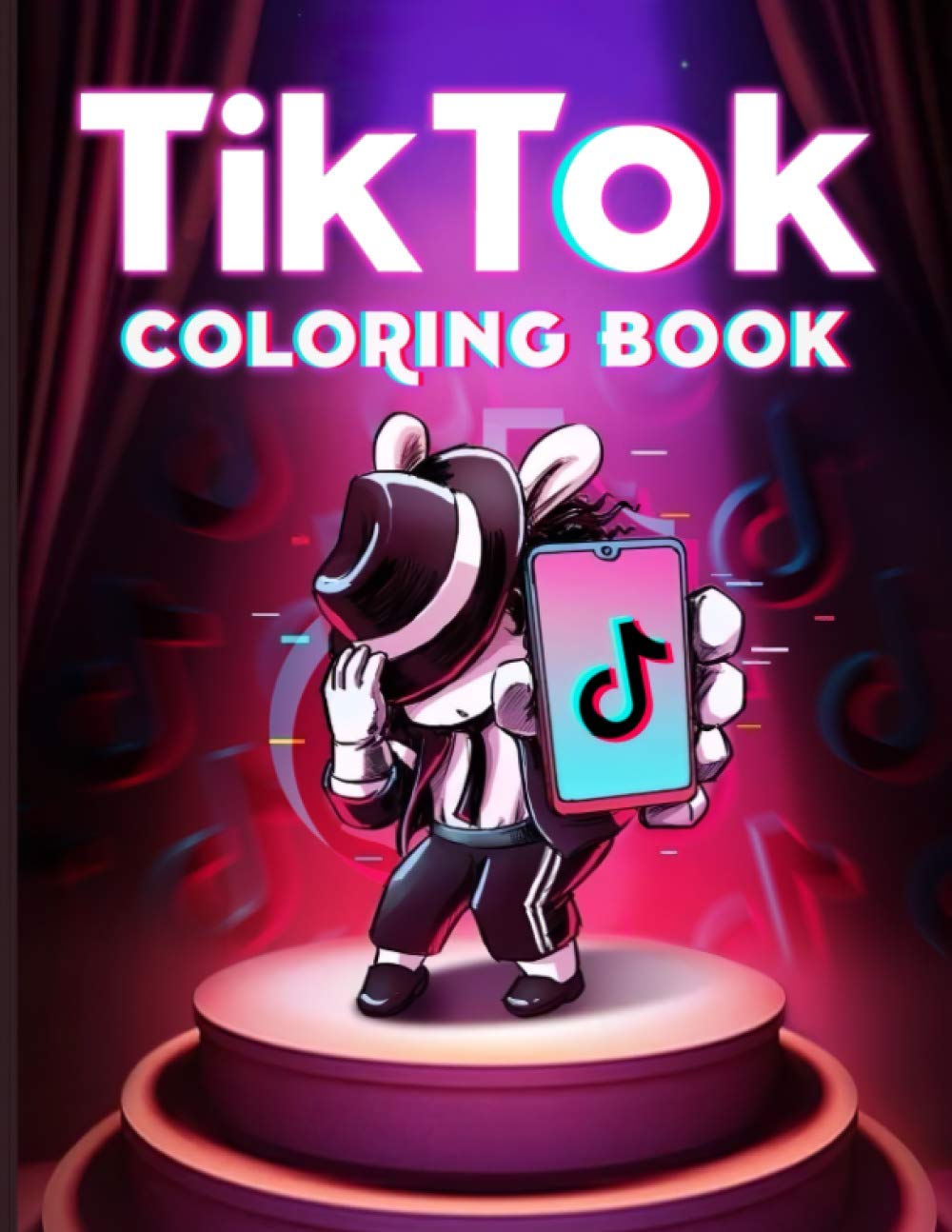 Tiktok Coloring Book: Tiktok Adult Coloring Books! With Newest ...
