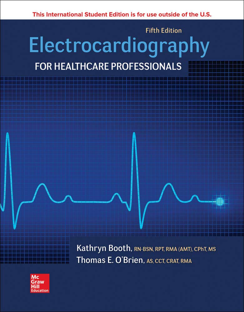 ISE Electrocardiography for Healthcare Professionals by Kathryn Booth ...