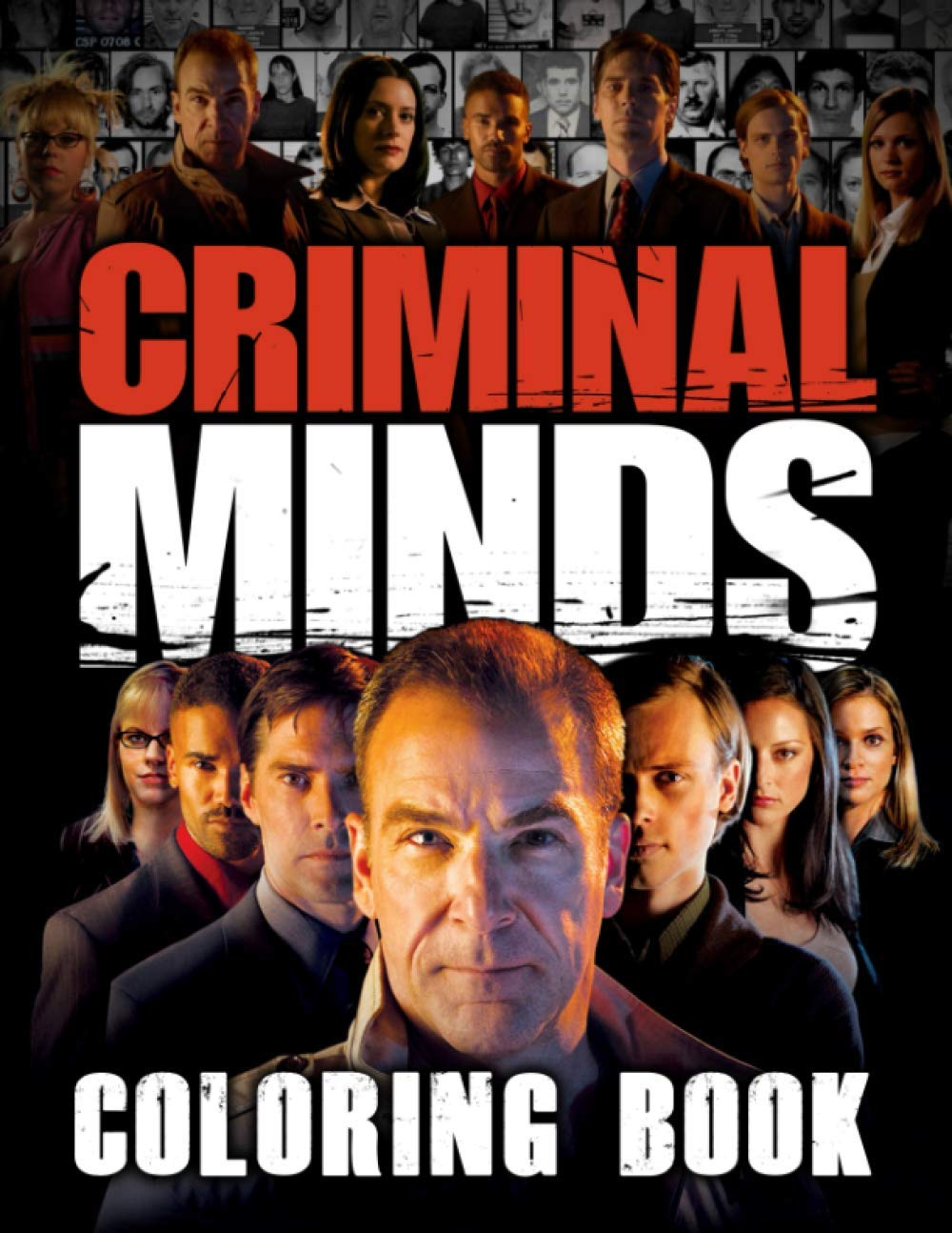 Criminal Minds Coloring Book: Stress-Relief Coloring Books For Adults ...