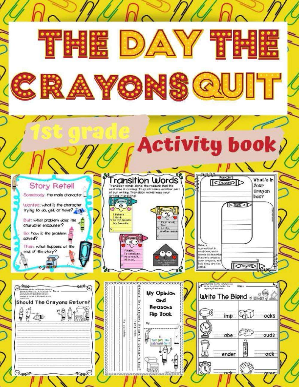 The day the crayons quit 1st grade activity book: learning activities ...