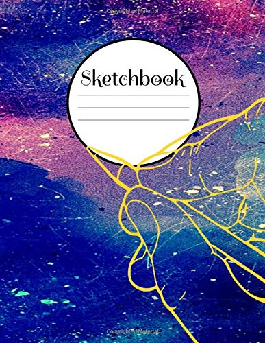 skecht book: Large sketchbook with blank paper for Drawing, doodling or ...