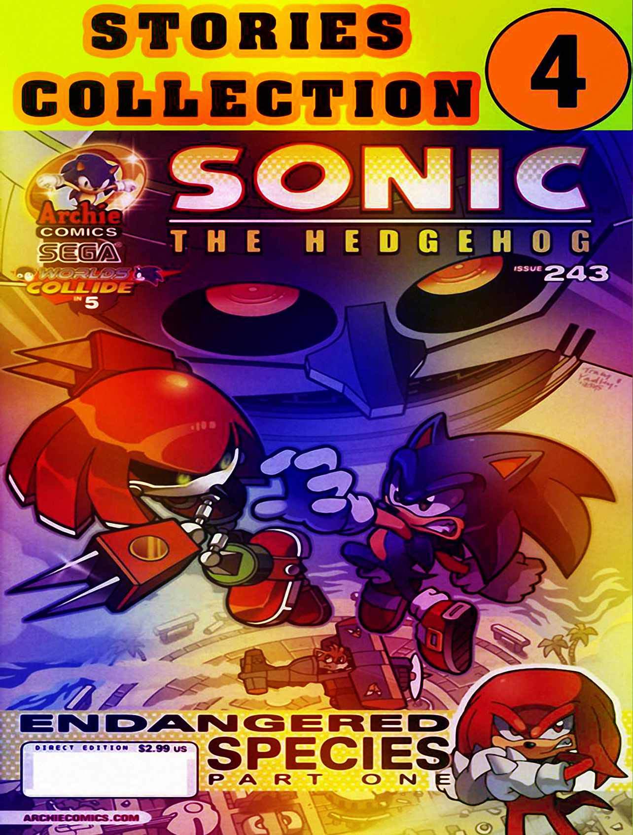 Sonic Hedgehog Stories: Collection 4 Adventure Of Sonic Graphic Novels ...