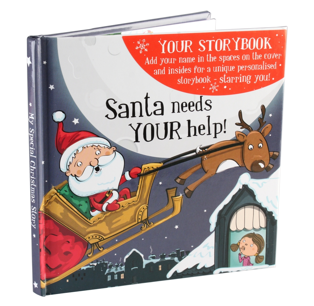Your Name Santa Needs Your Help (Your Name Christmas Story Book) Girl ...