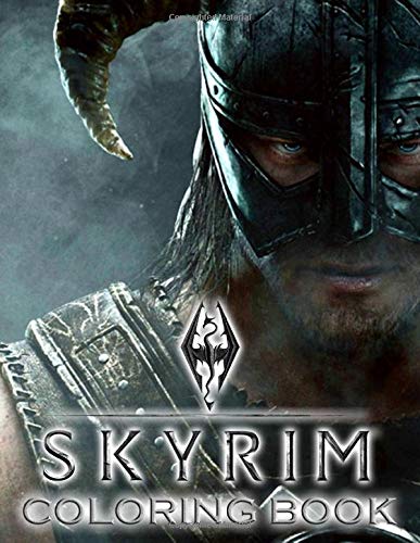Skyrim Coloring Book: A Fantastic Gifts For Adults Who Loves Coloring ...