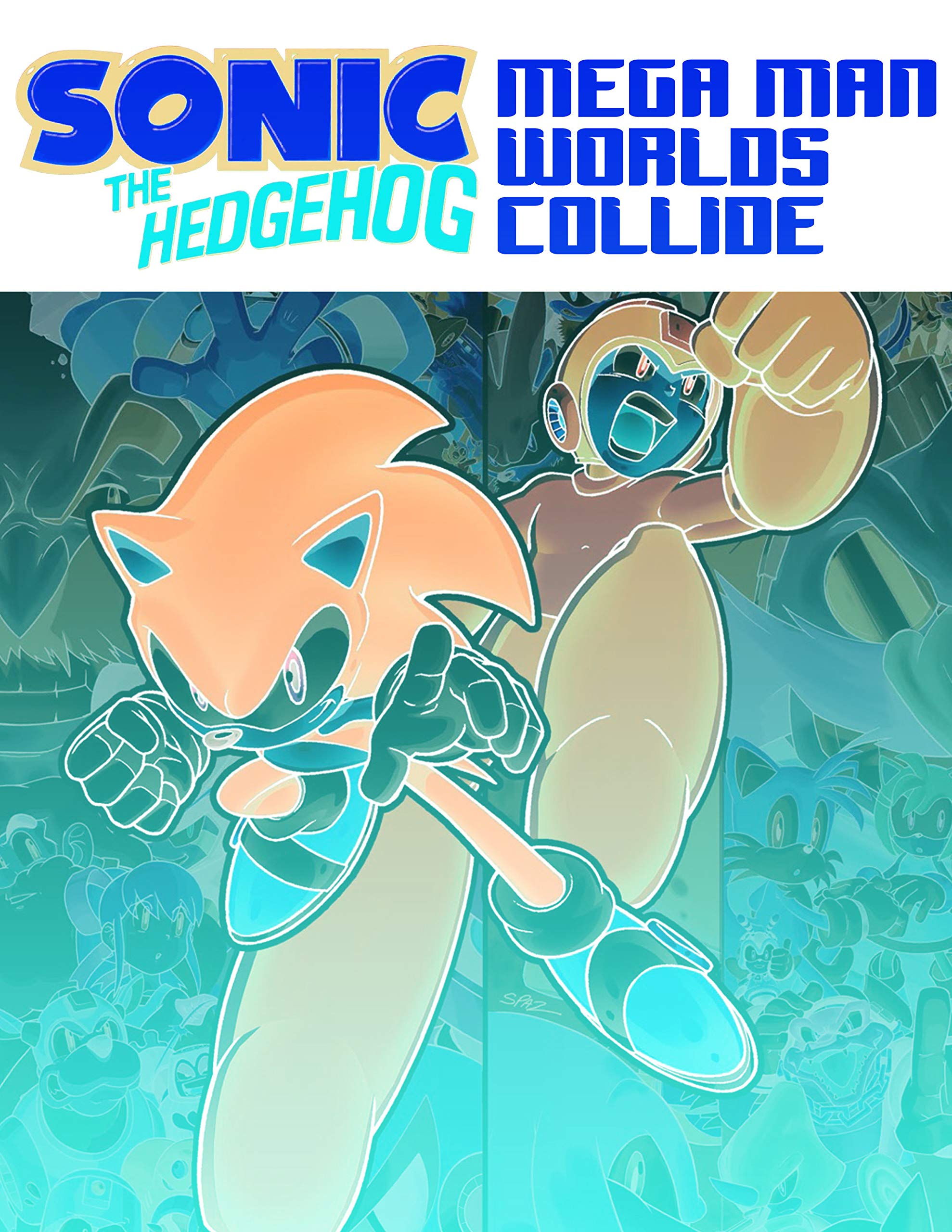 Sonic The Hedgehog Sonic Mega Man Worlds Collide Collection Action