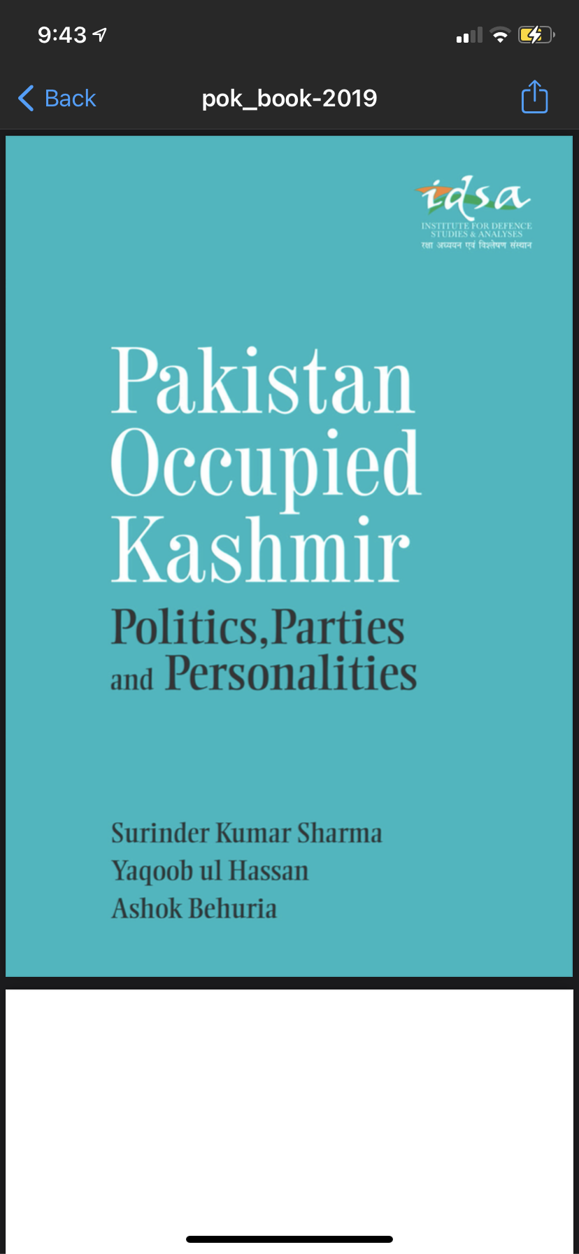 Pakistan Occupied Kashmir : Politics, Parties and Personalities by ...
