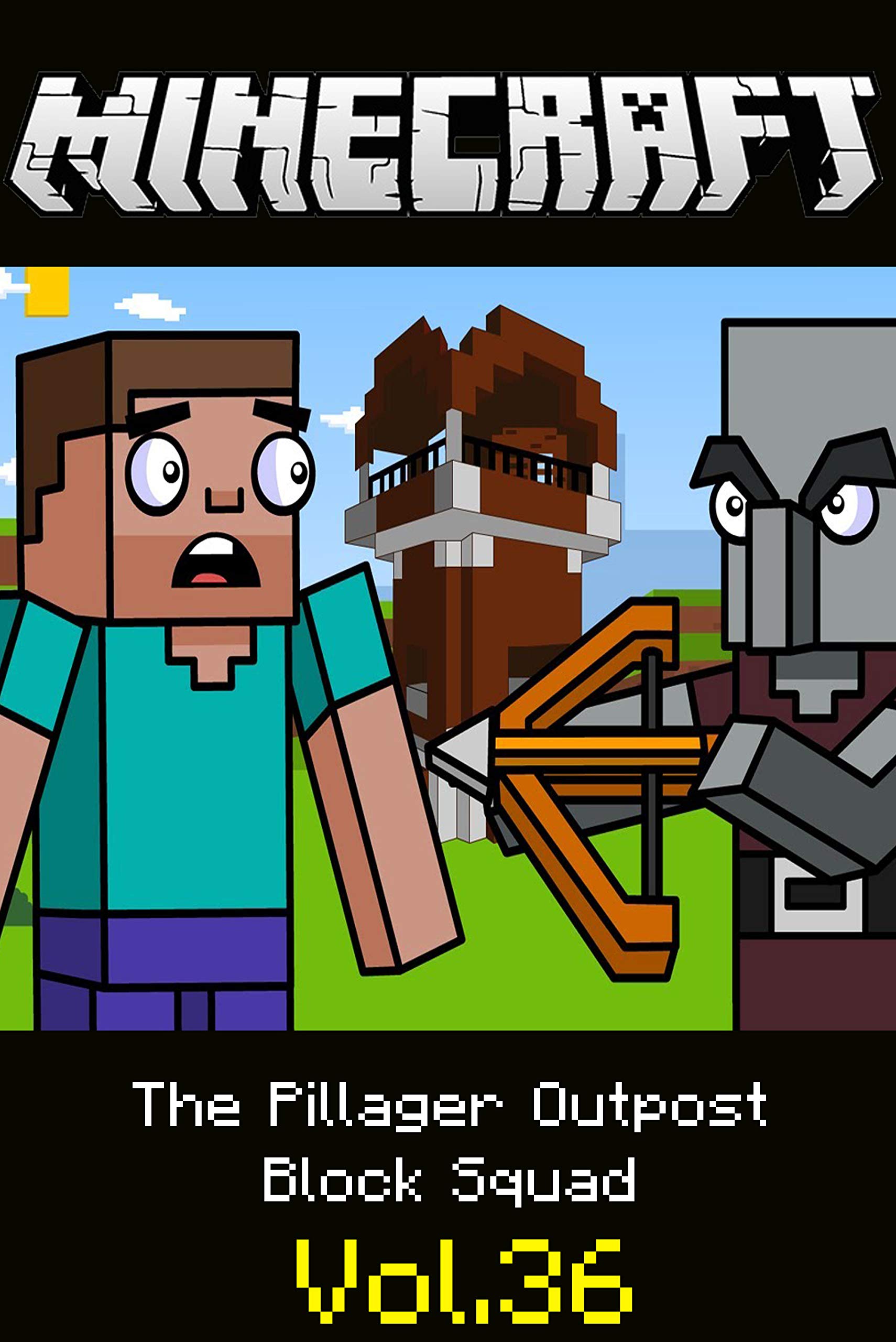 The Pillager Outpost | Block Squad: Minecraft funny story comics by ...