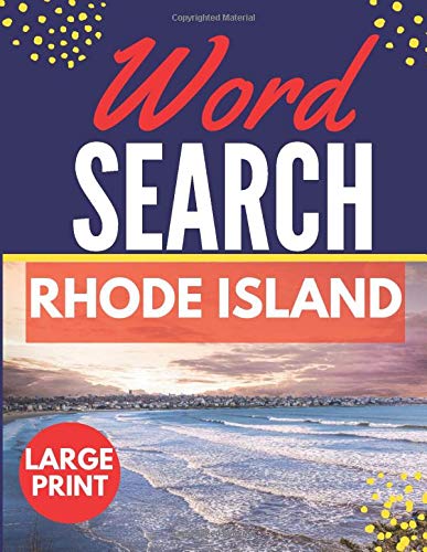 Rhode Island Word Search: Themed Activity Puzzle Book|Large Print ...