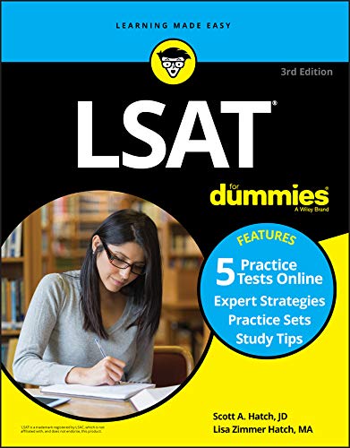 LSAT For Dummies: Book + 5 Practice Tests Online by Scott A. Hatch ...