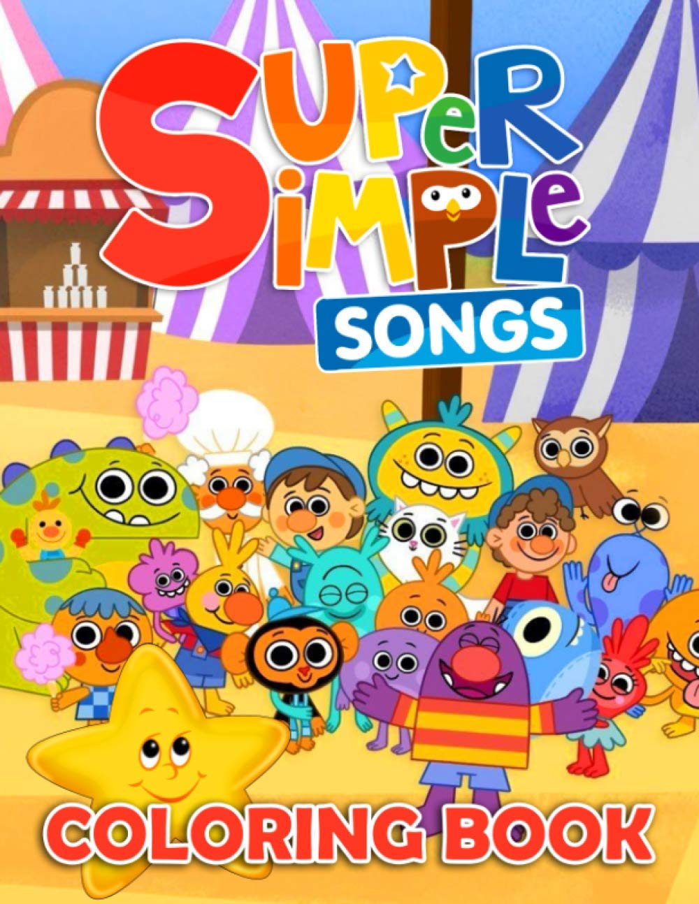 Super Simple Songs Coloring Book: An Interesting Coloring Book For Kids ...