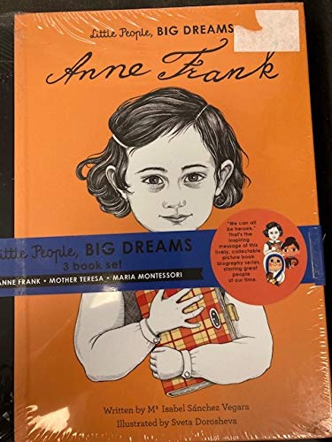 Little People, Big Dreams - 3 book set - Anne Frank, Mother Teresa ...