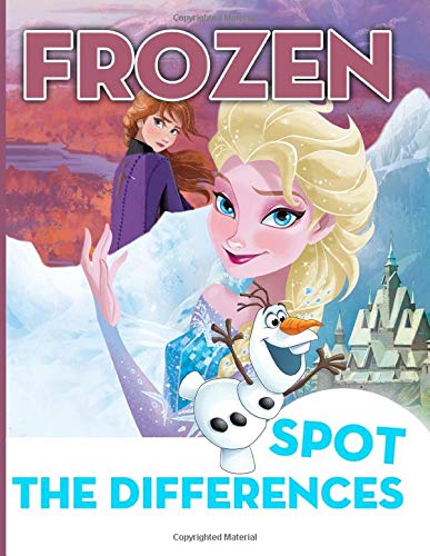 Frozen Spot The Difference: Frozen Awesome How Many Differences ...