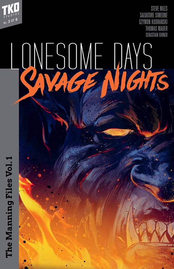 Lonesome Days, Savage Nights #3 by Steve Niles | Goodreads
