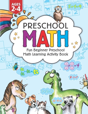 Preschool Math: Fun Beginner Preschool Math Learning Activity Workbook ...