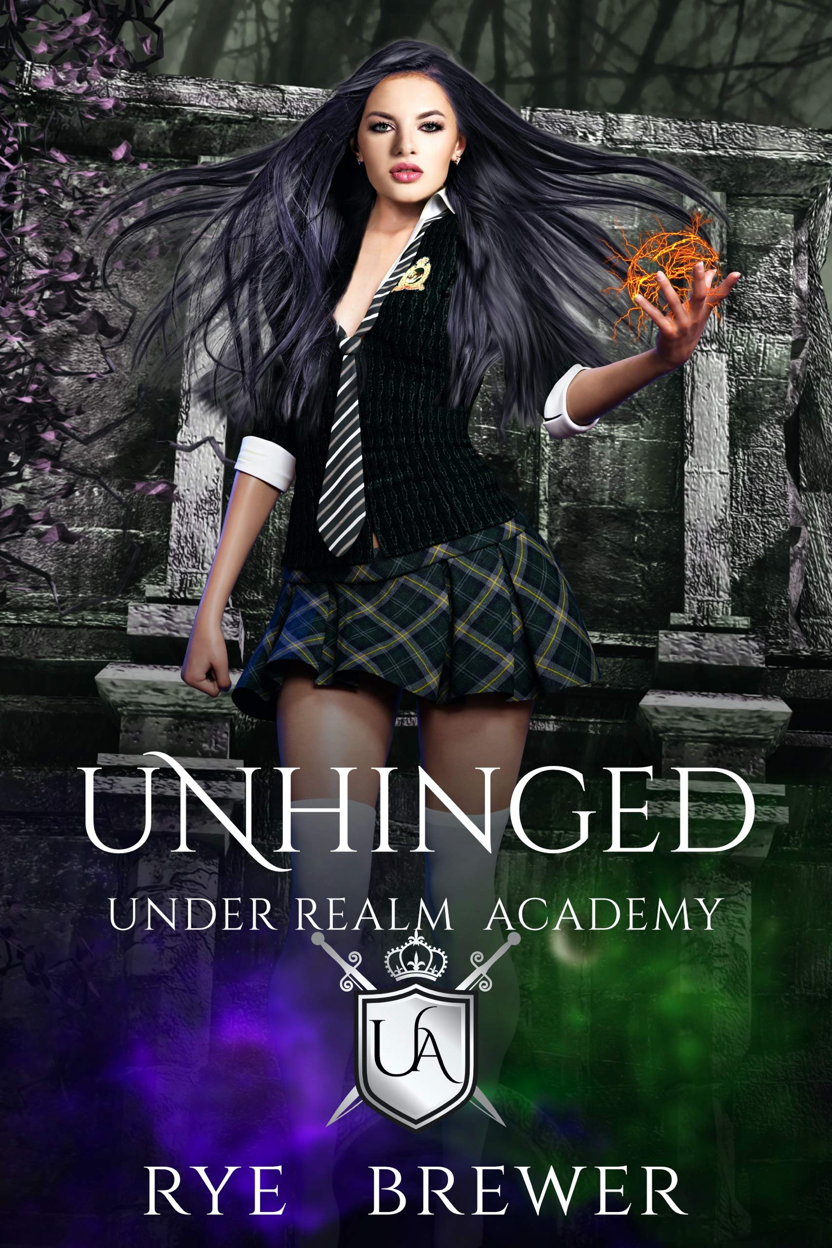 Unhinged (Under Realm Academy #2) by Rye Brewer | Goodreads