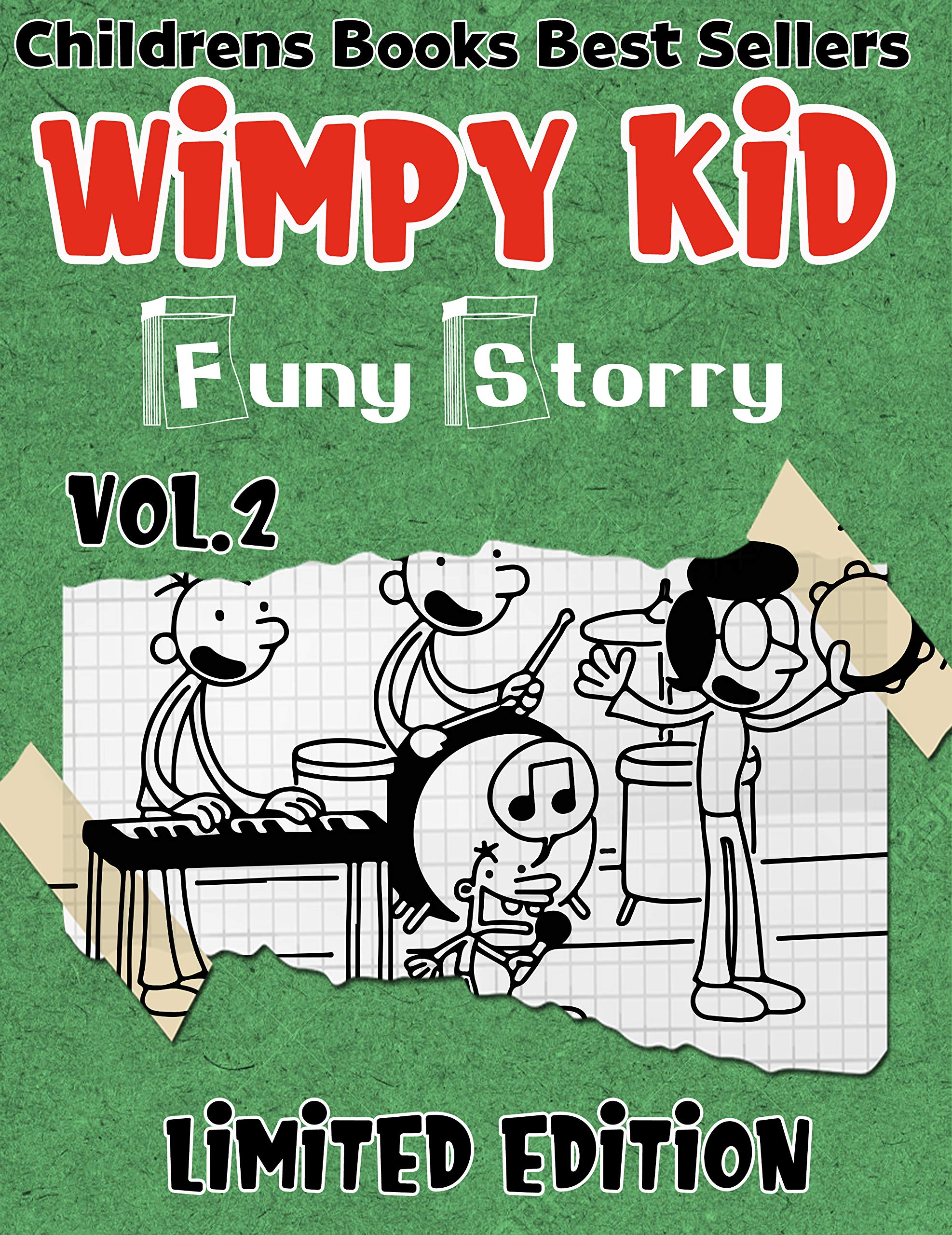 Childrens books Wimpy Kid Funny Story: Wimpy Kid Limited Edition Vol 2 ...