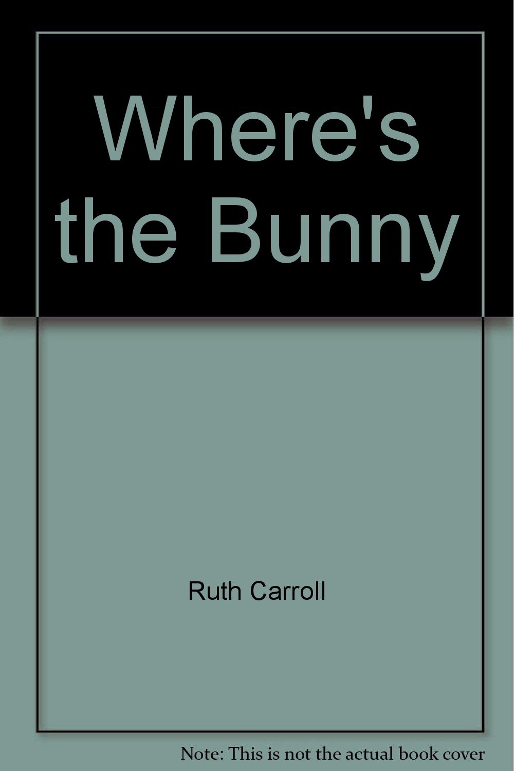 Where's the Bunny by Ruth Carroll | Goodreads