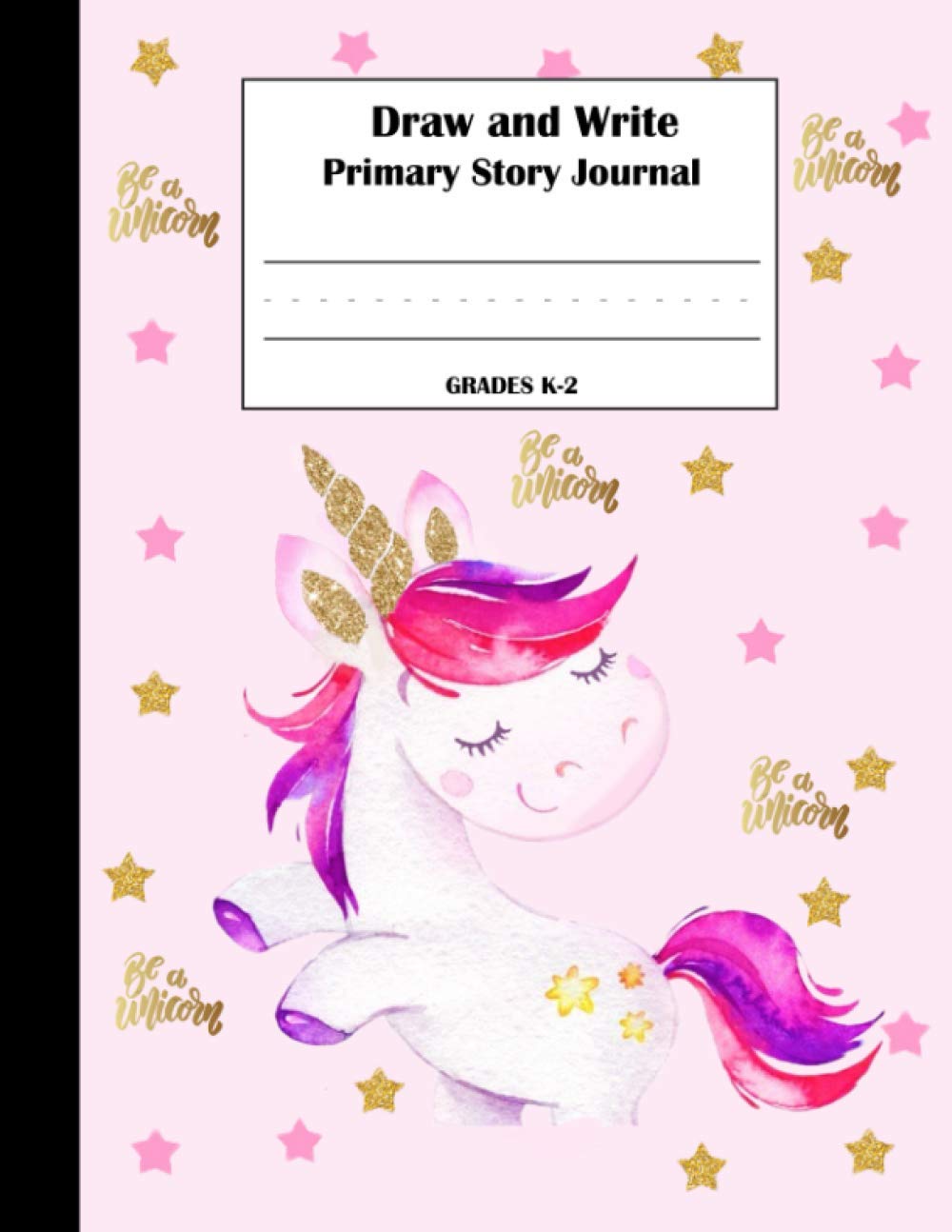 Draw and Write Primary Story Journal : Grades K-2: Primary Composition Book Half Page Dotted ...