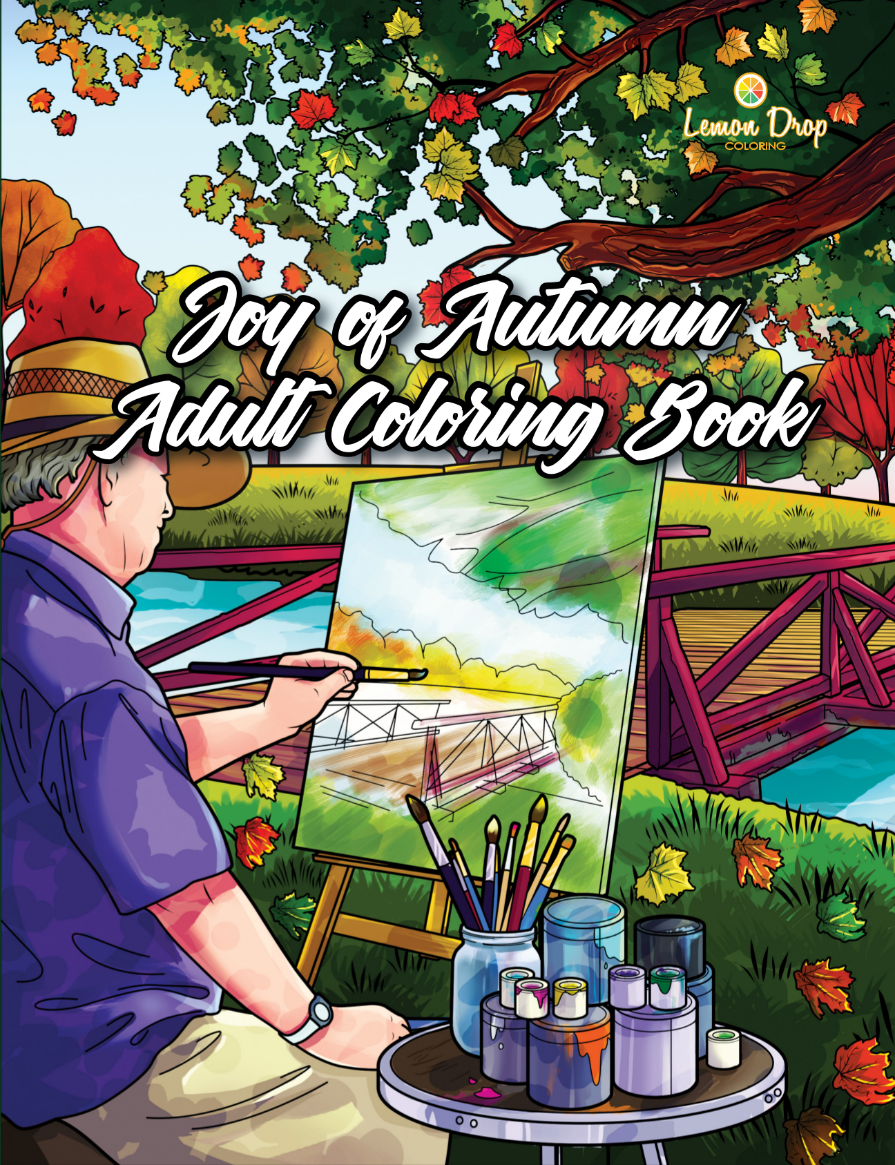 Joy of Autumn Adult Coloring Book: A Fall Coloring Book for Adults ...