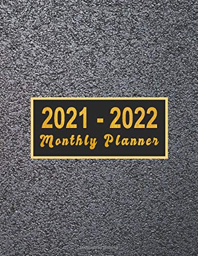 2021-2022 Monthly Planner: large see it bigger 2-year plan | Schedule ...