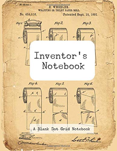 Inventor's Notebook: Dot Grid, 100 Consecutively Numbered Pages by ...