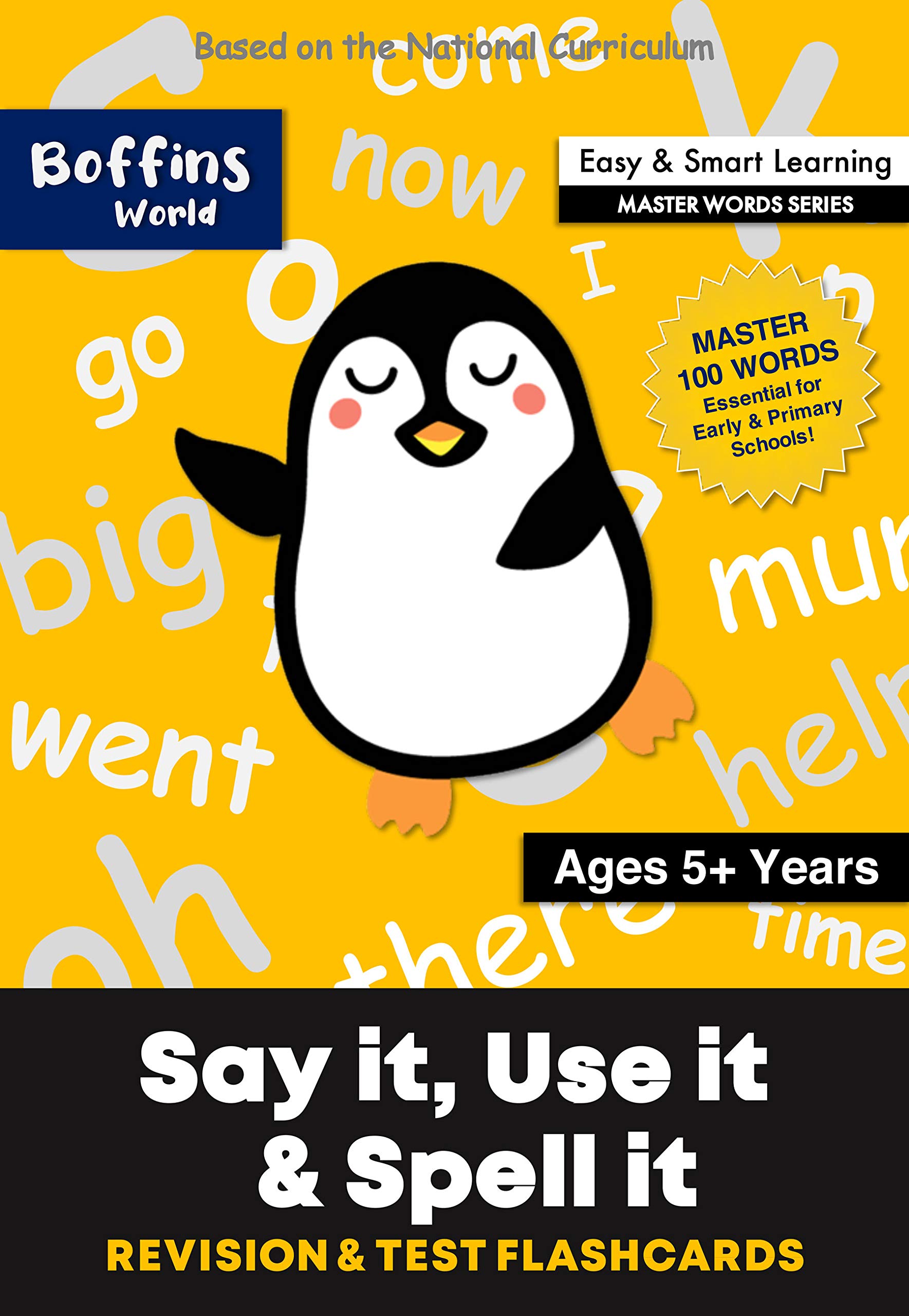 Say it, Use it and Spell it: Revision & Test Flashcards (Ages 5+ Years ...