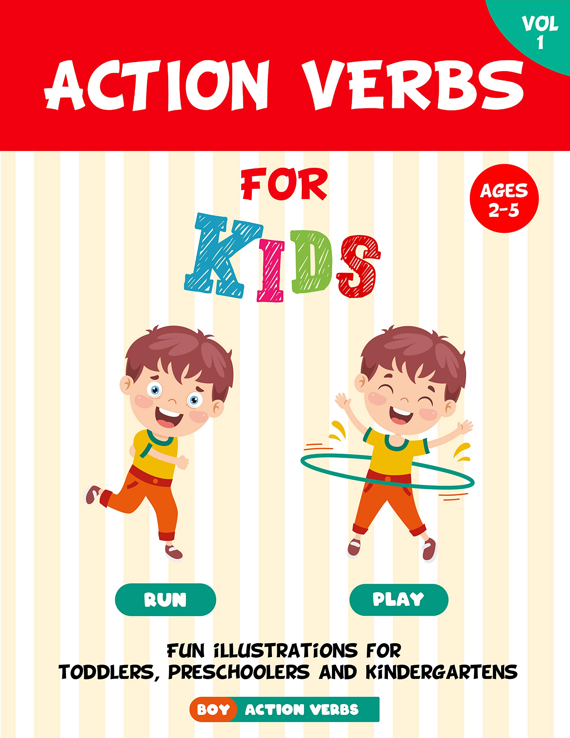 Action Verbs for kids: Learning to identify action verbs: Fun ...