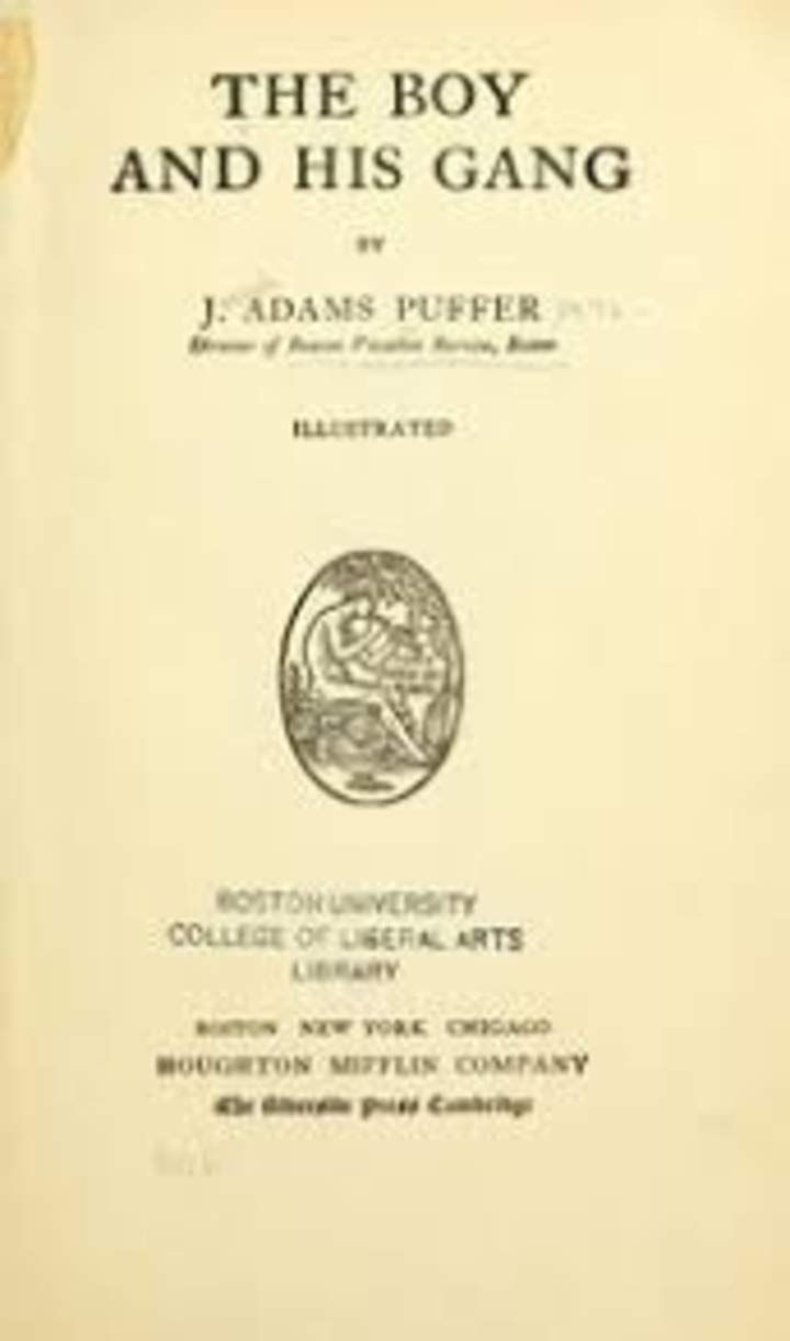 The Boy and His Gang by Joseph Adams Puffer | Goodreads