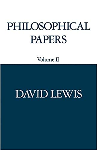 Philosophical Papers, Volume II by David Kellogg Lewis | Goodreads