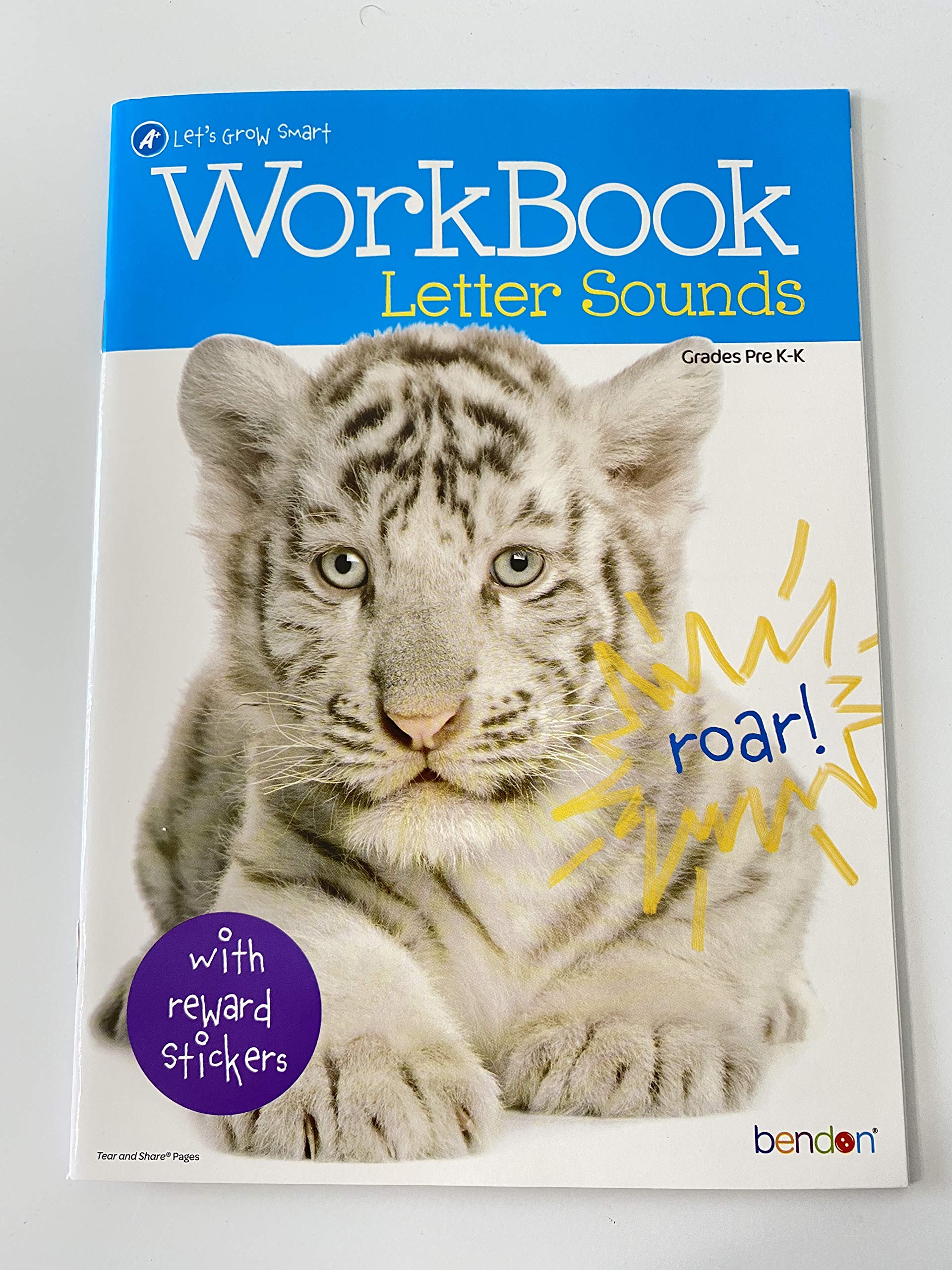 A+ Let's Grow Smart WorkBook Letter Sounds Grades Pre K -K by Benden ...