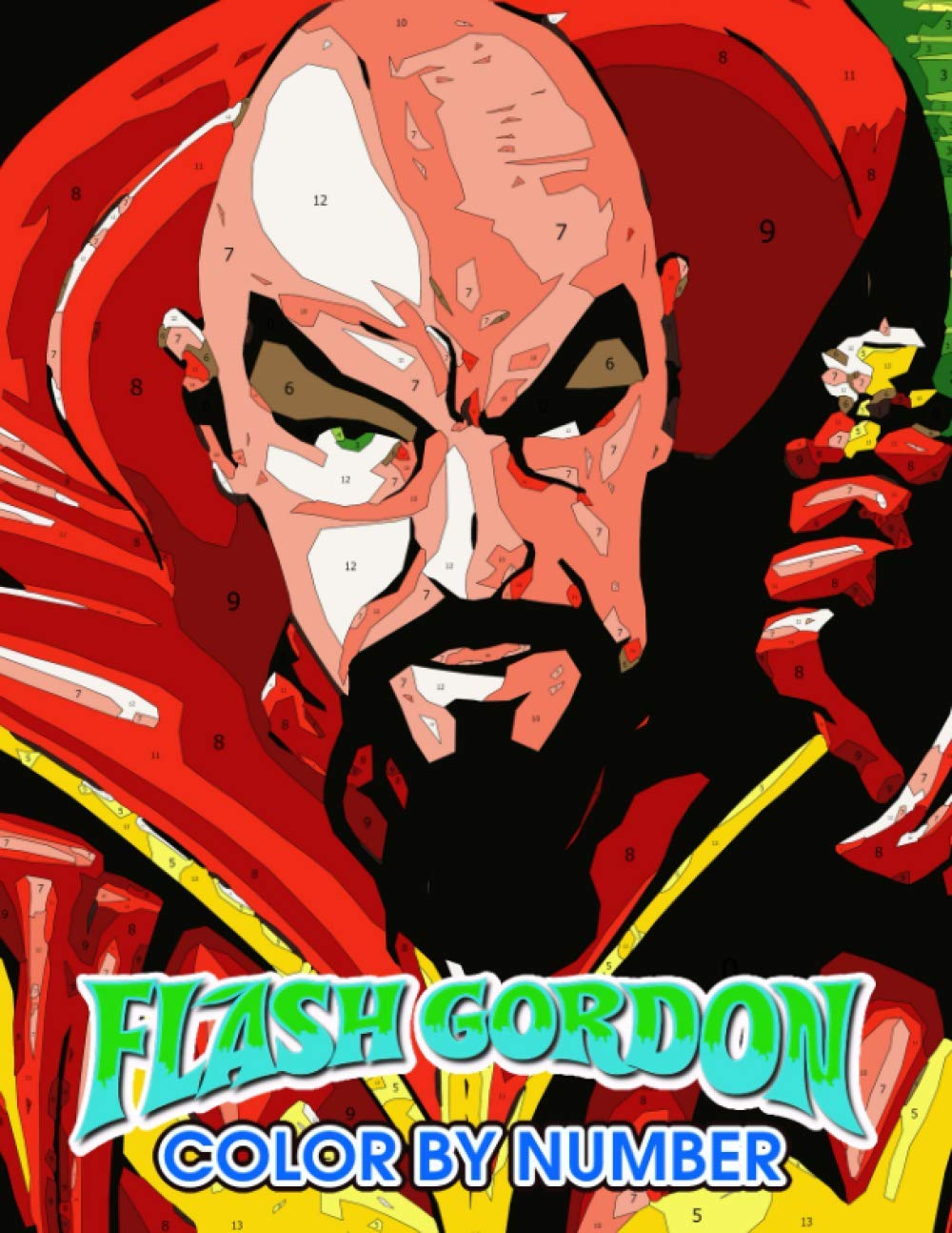 Flash gordon Color by Number: Flash gordon Color Book An Adult Coloring ...