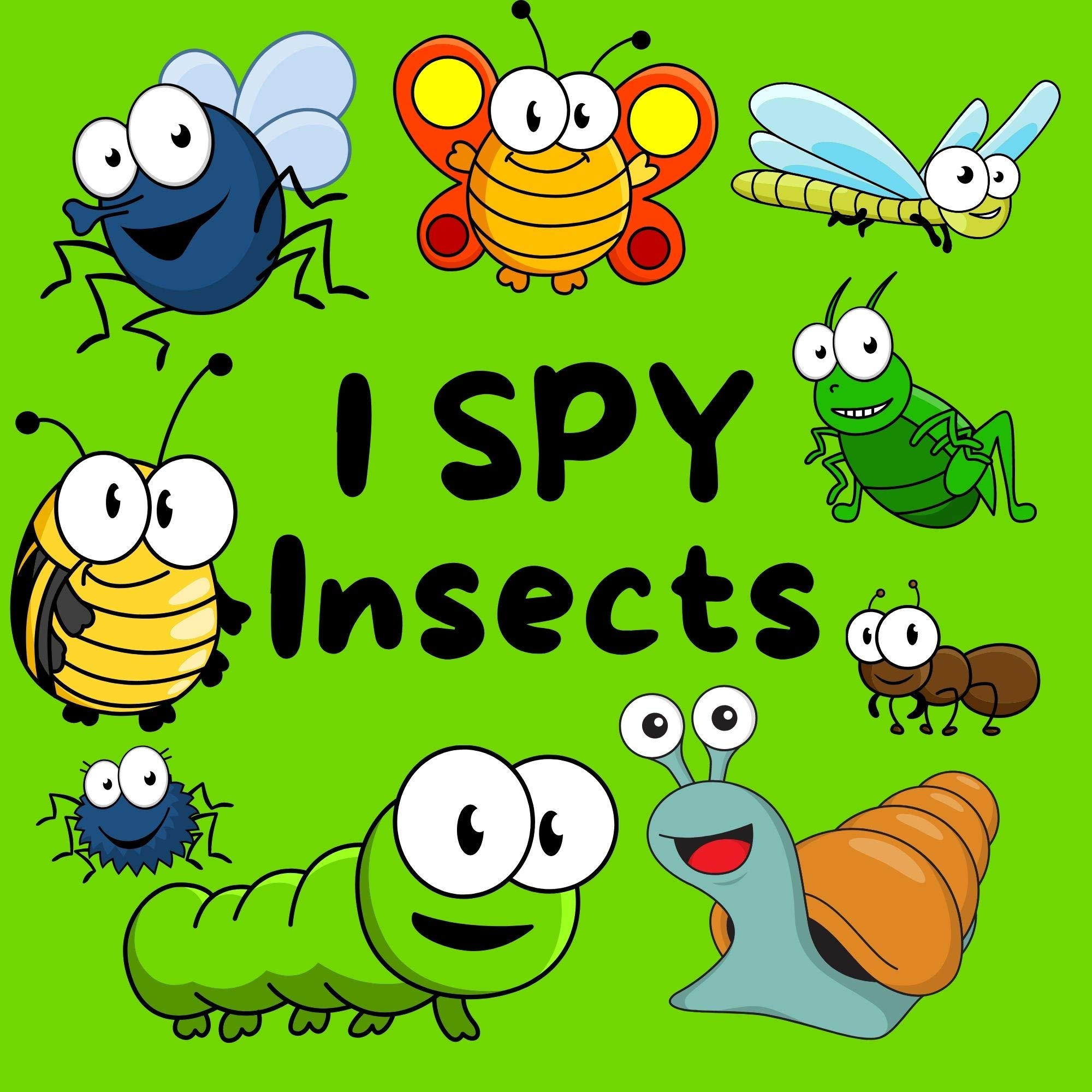 I Spy Insects: for Kids Ages 4-8 With Insect Theme by Brianne Kenny ...