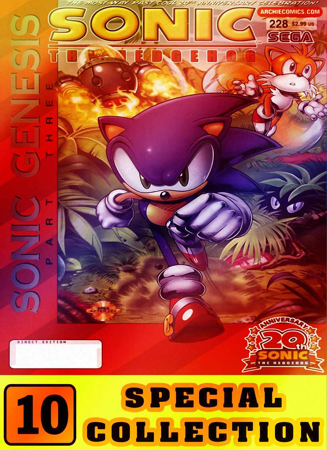 Sonic Hedgehog Special: Collection 10 Adventure Of Sonic Comic Cartoon ...
