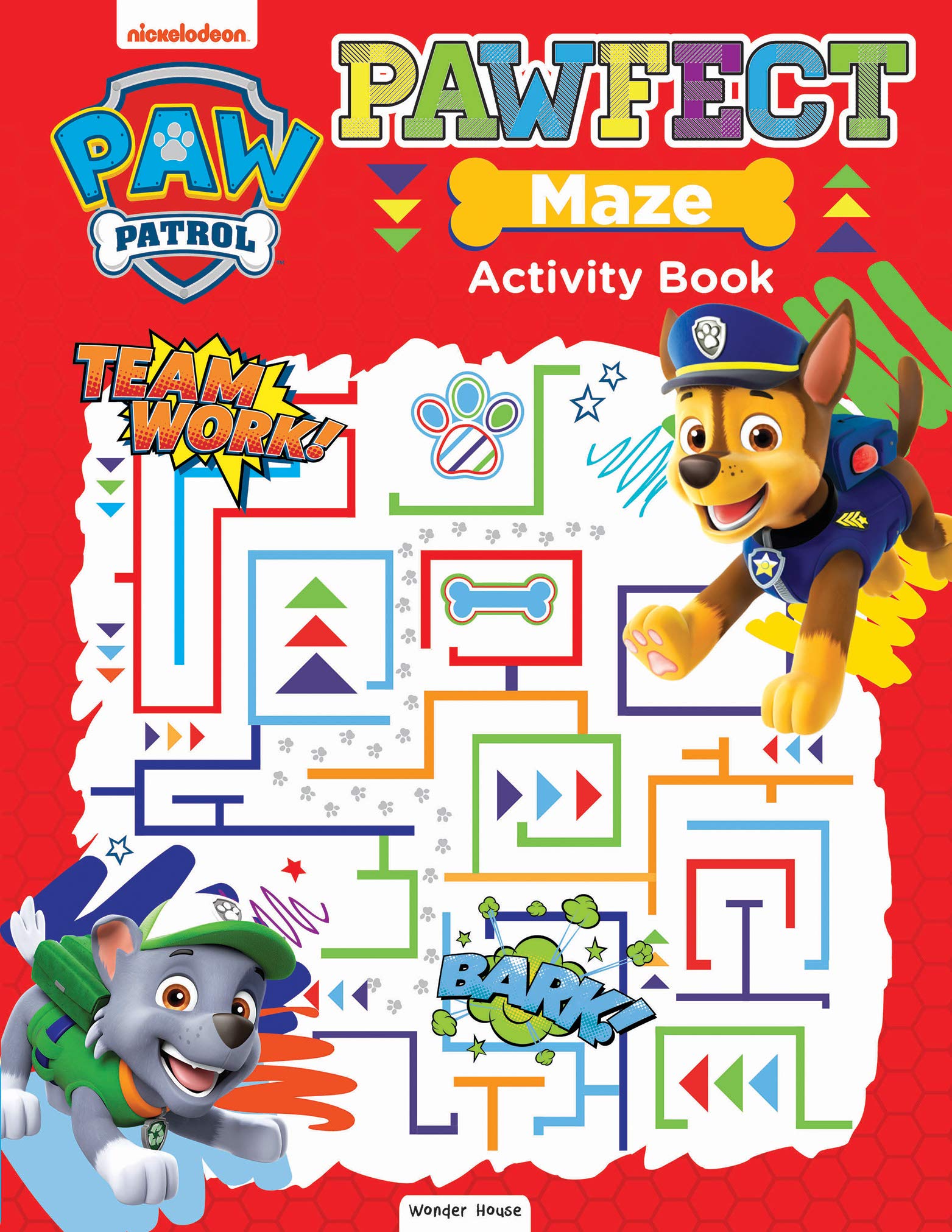 Paw Patrol Pawfect Maze Activity book Activity Books For Kids by Wonder ...