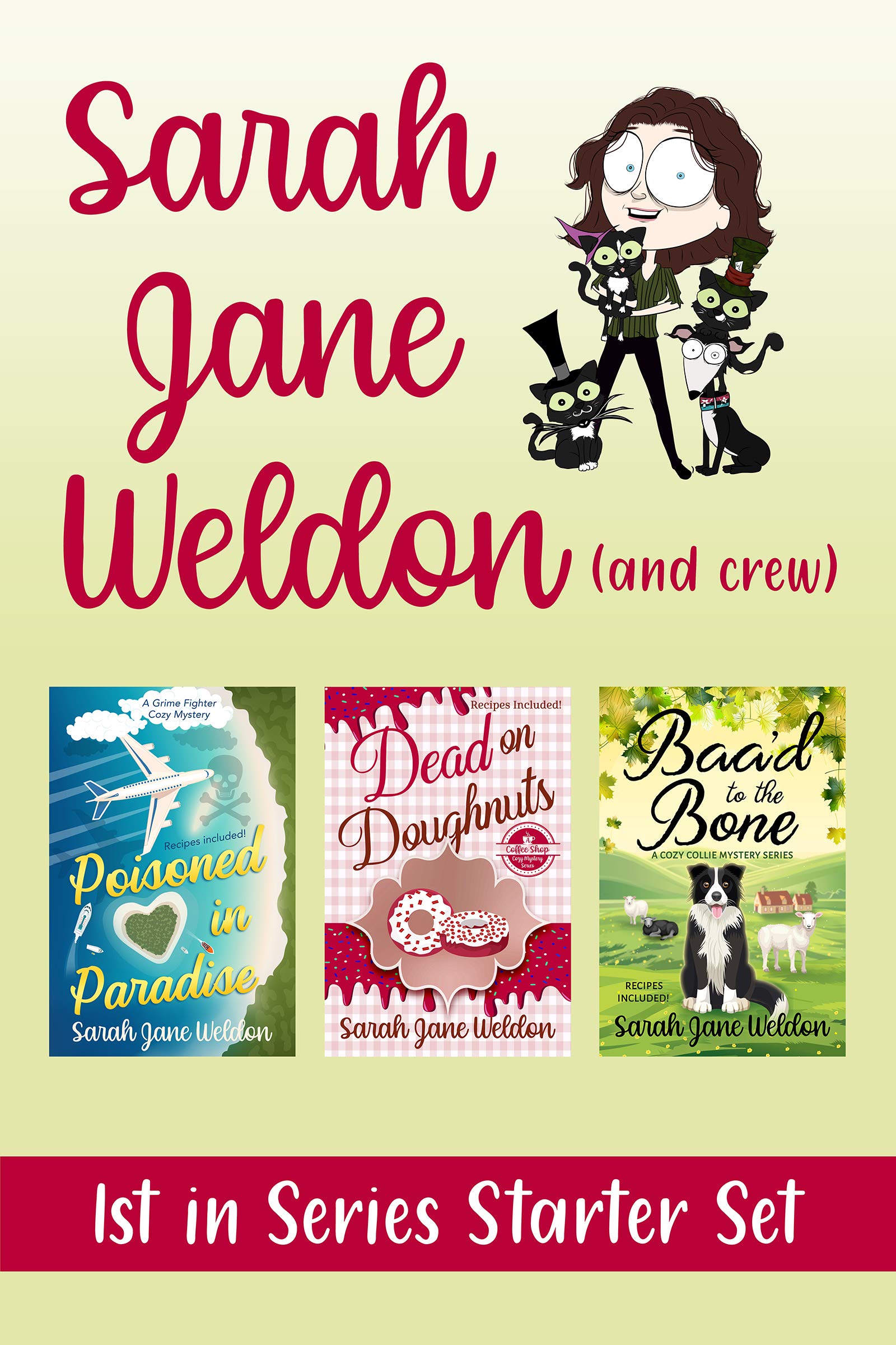 First Book in Series Cozy Mystery Starter Set by Sarah Jane Weldon ...