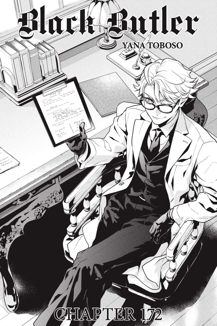 Black Butler, Chapter 172 (Black Butler Serial) by Yana Toboso | Goodreads