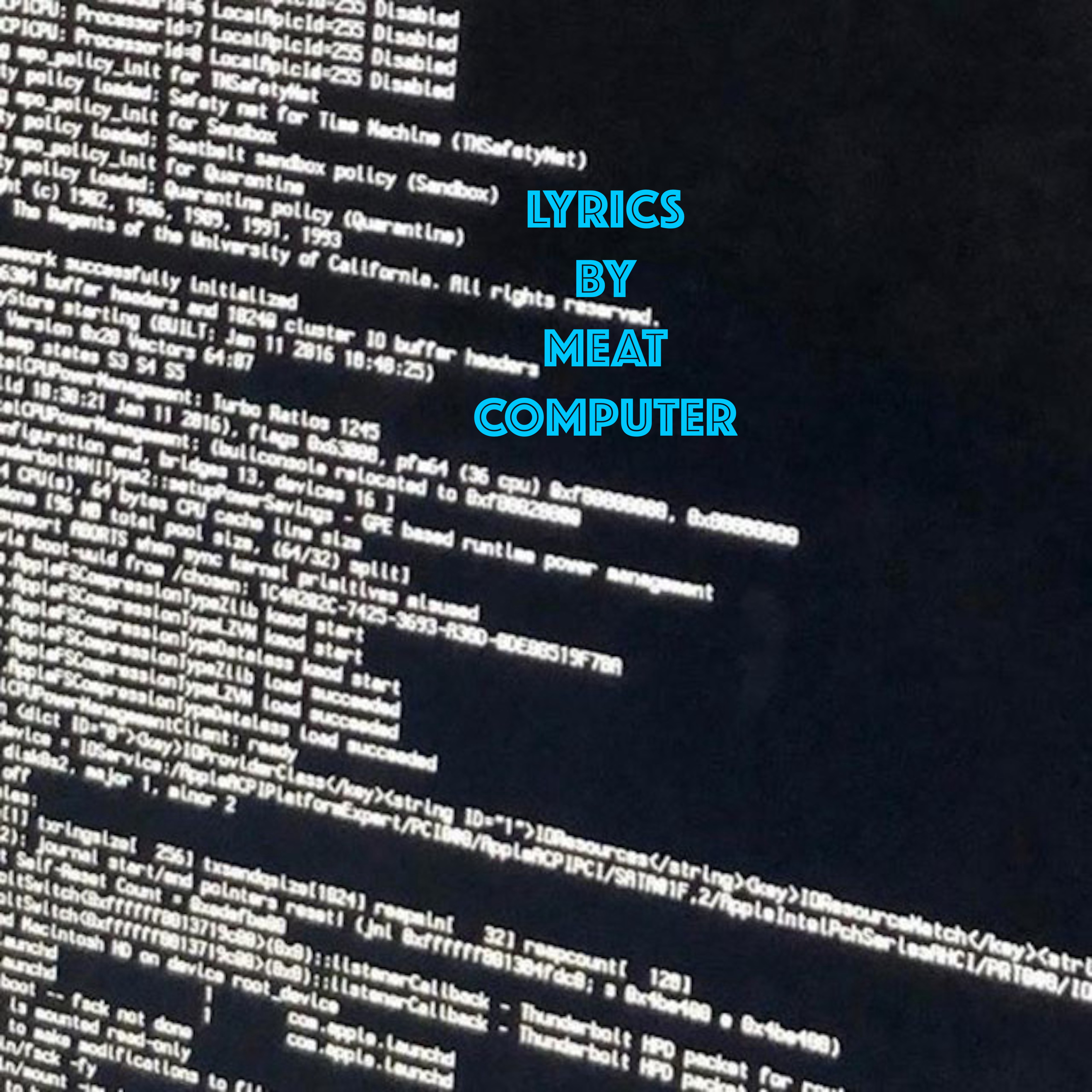 Lyrics by meat computer by Alexandre Alphonse | Goodreads