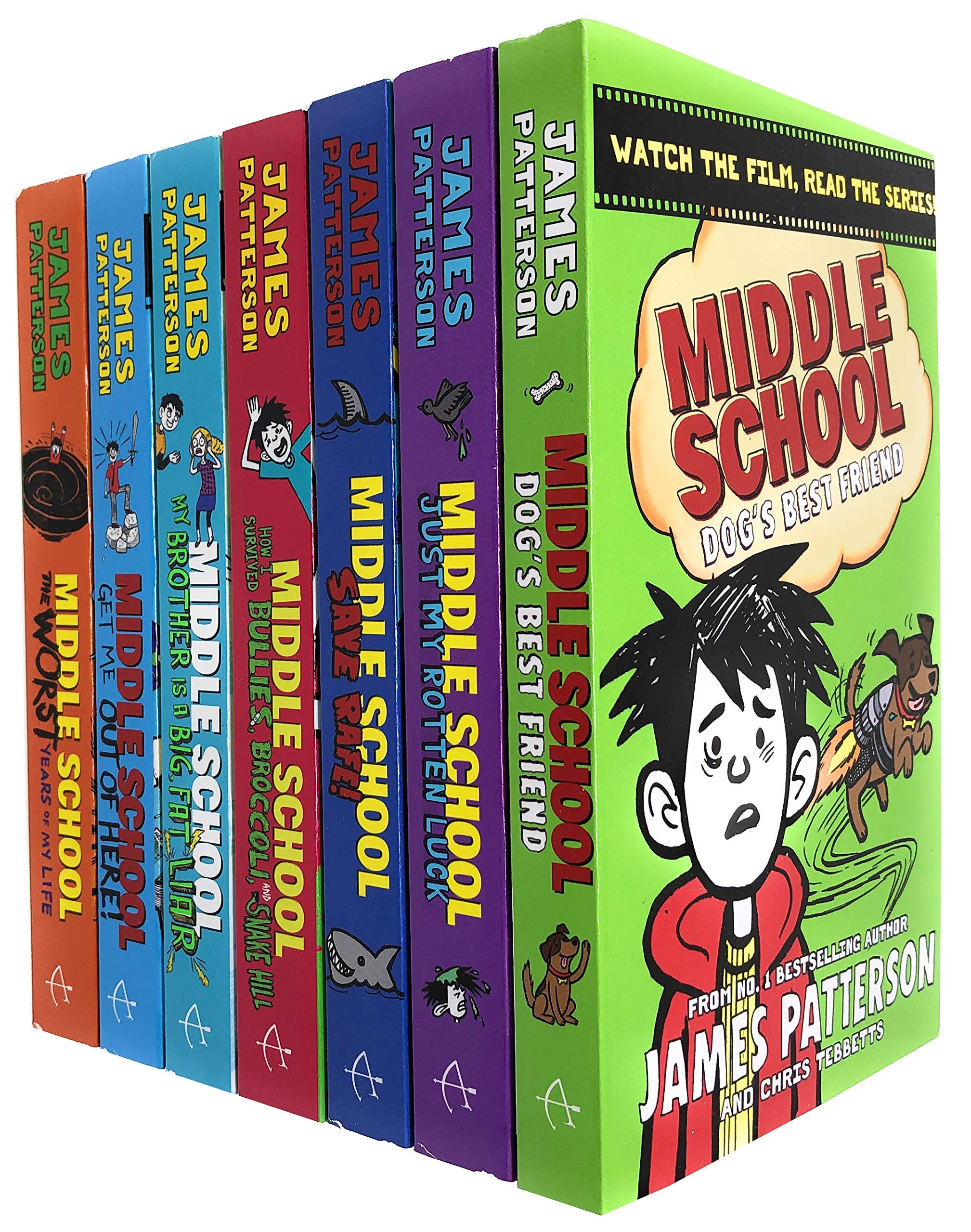 Middle School 7 Books Collection Set by James Patterson by James ...