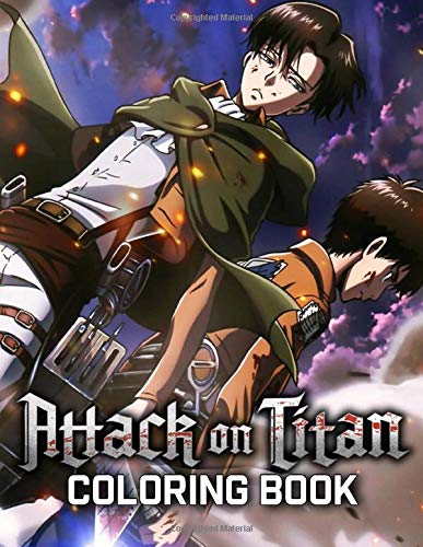 Attack On Titan Coloring Book: Japan Manga Coloring Books for Kids and ...