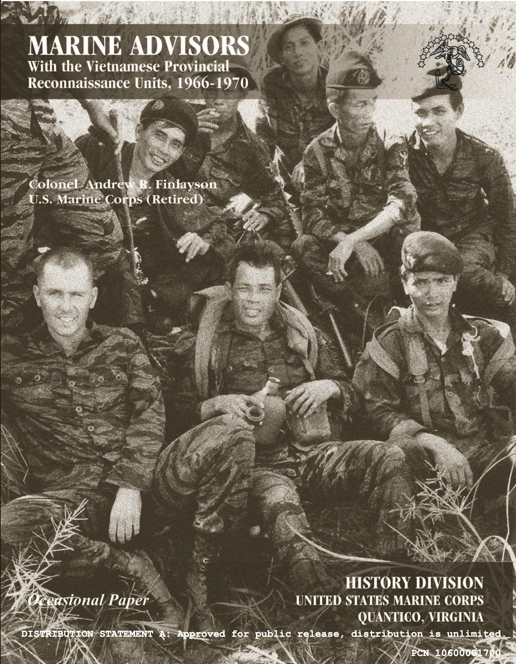 Marine Advisors With the Vietnamese Provincial Reconnaissance Units ...