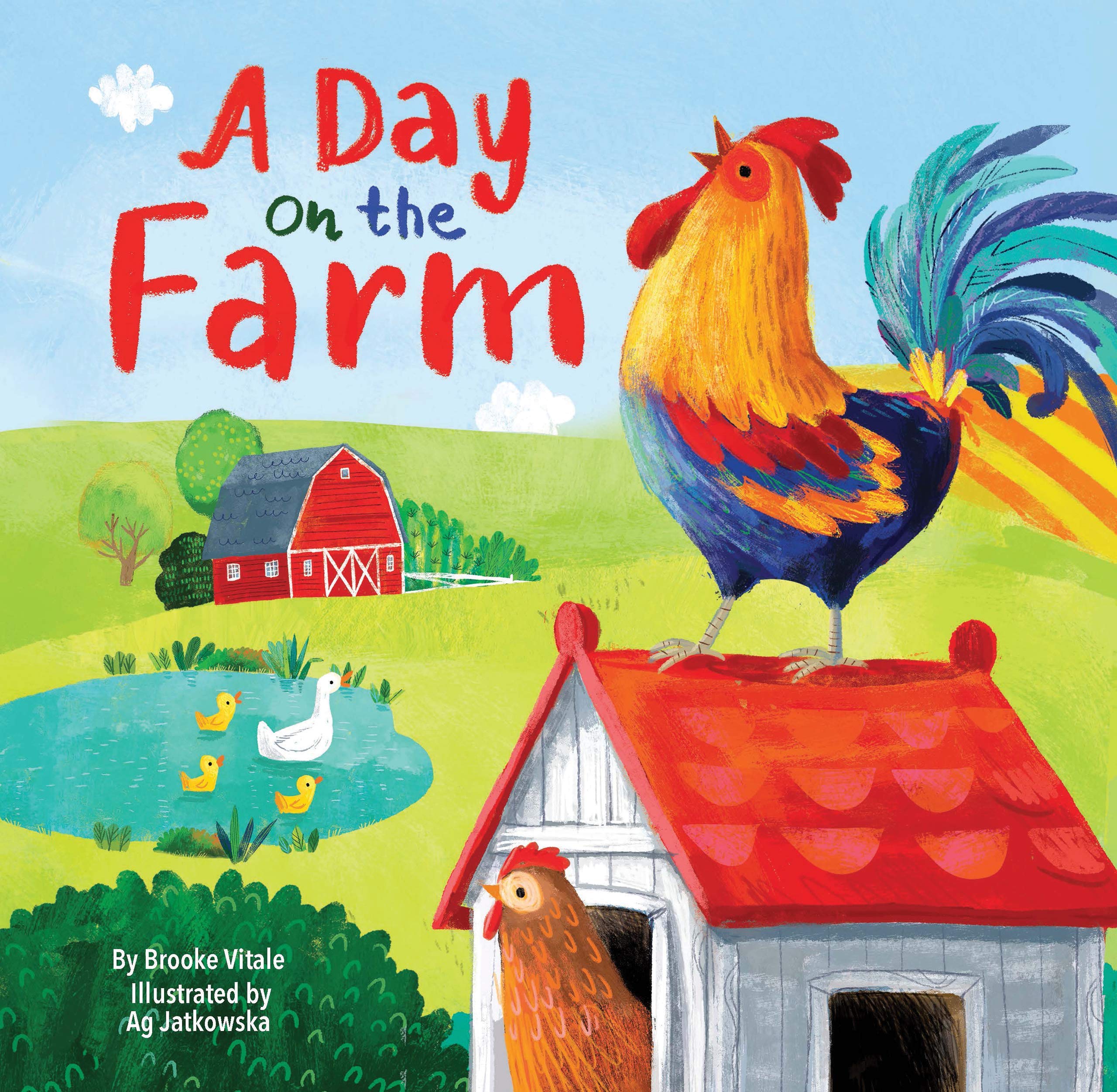 A Day on the Farm - Children's Padded Board Book - Farm Animals by ...