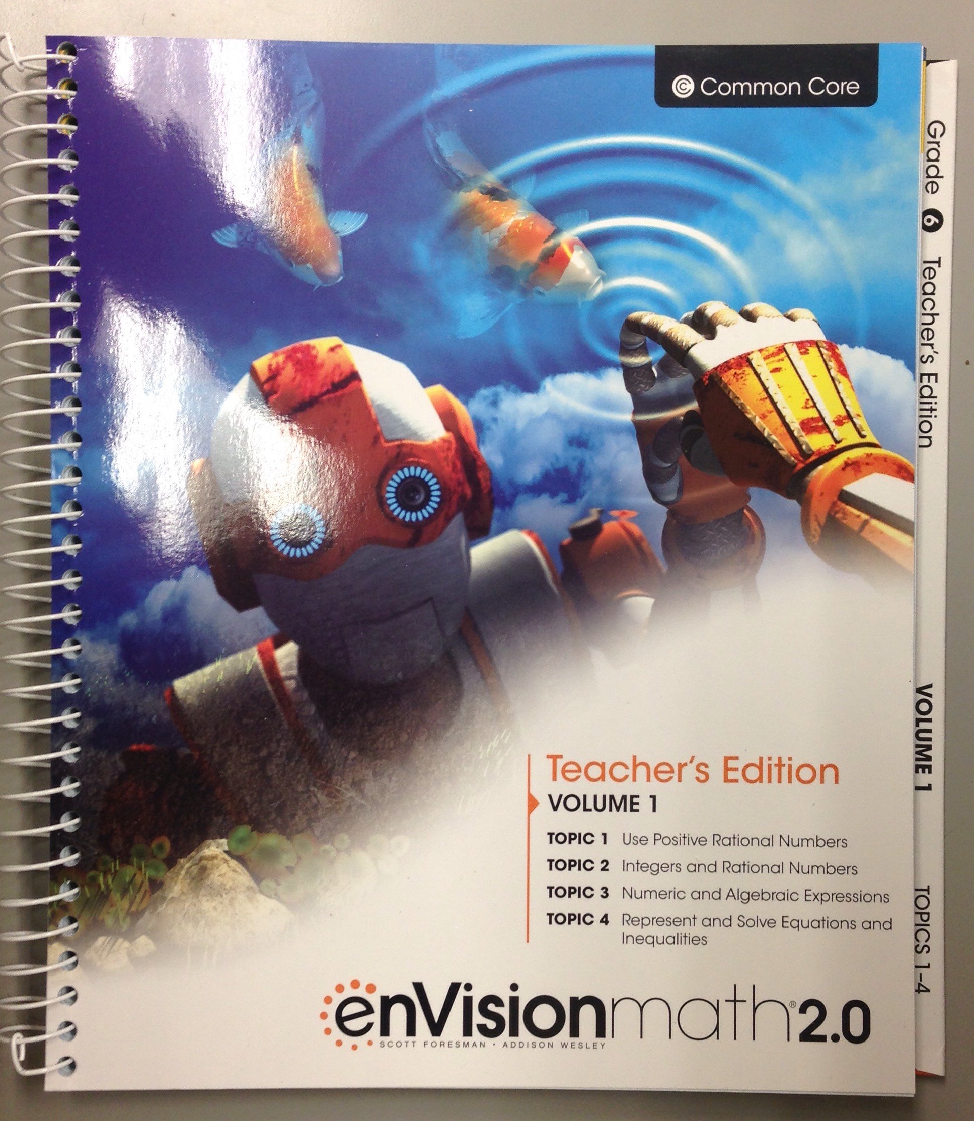 EnVision Math 2 0 Grade 6 Teacher s Edition Volume One By Dsf 