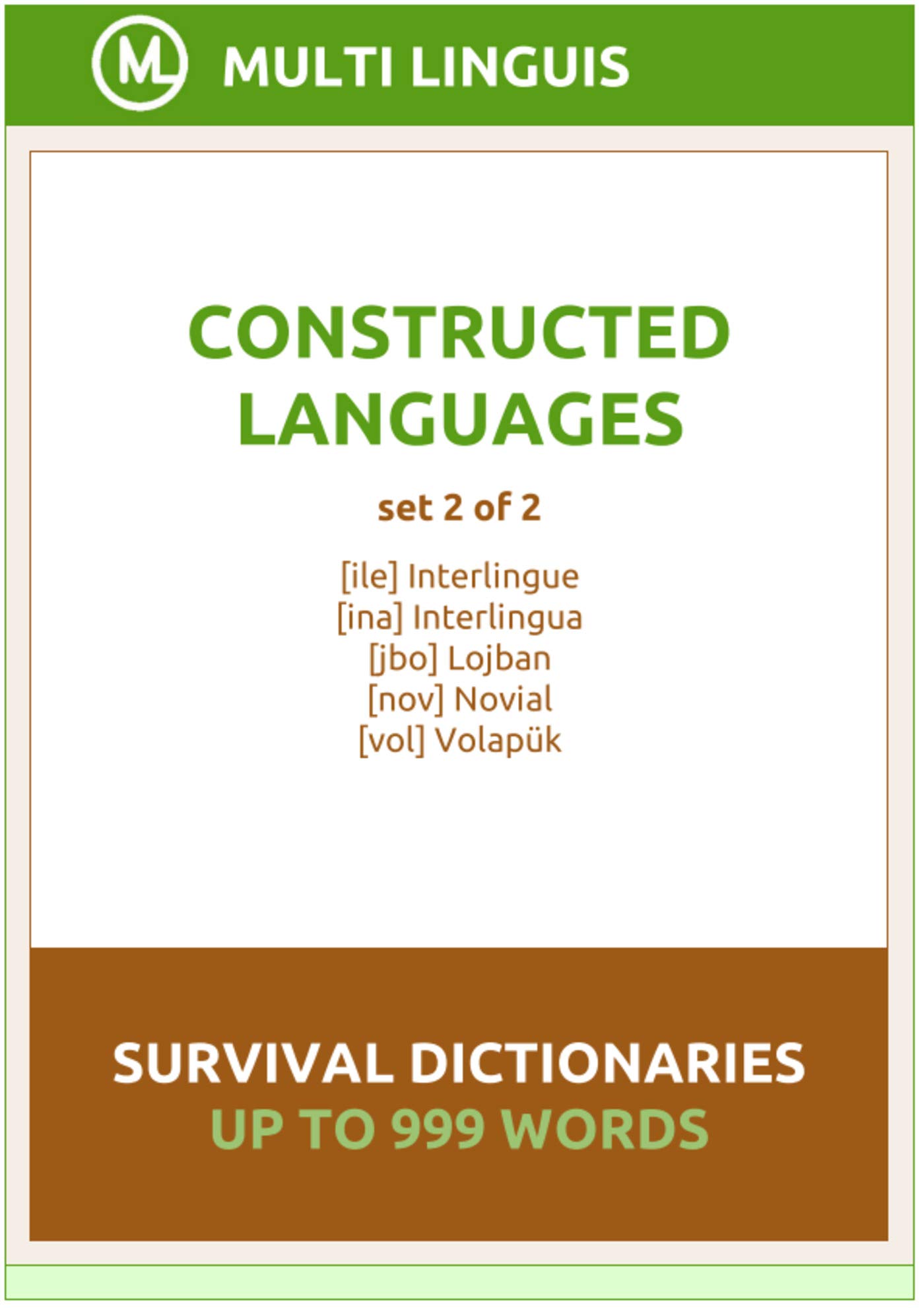 Constructed Languages Survival Dictionaries by Multi Linguis | Goodreads