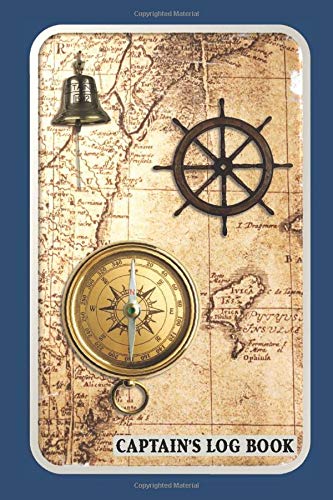 Captain's Log Book: Boat Trip Journal and Ship's Logbook | Old Map ...