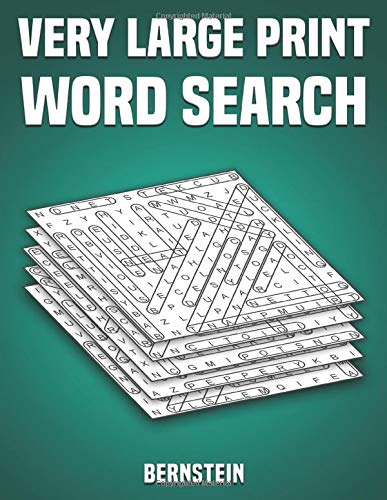 Very Large Print Word Search: 200 Word Search Puzzles with Solutions ...